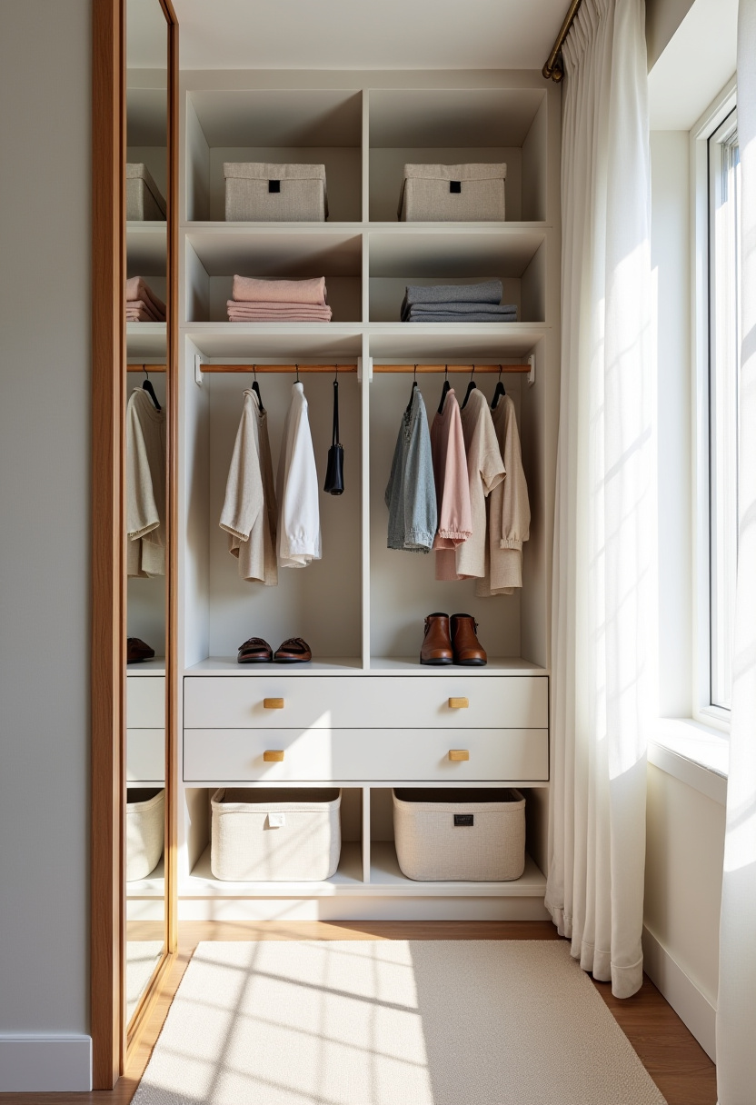 29+ Mini Walk-In Closet Ideas for Small Spaces